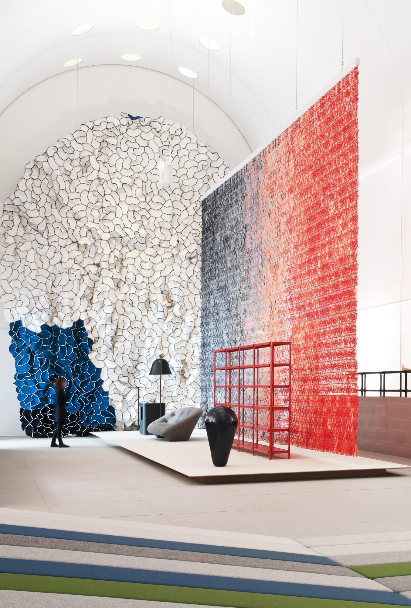 Tunnel construction by Gerriets, Bouroullec exhibition at the Louvre ...